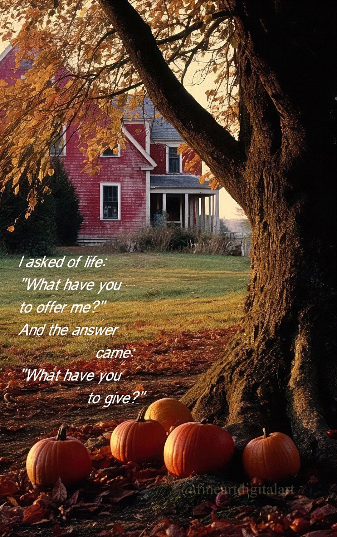Vintage 1970s Argus Poster-style I Asked of Life Motivational Poster ...