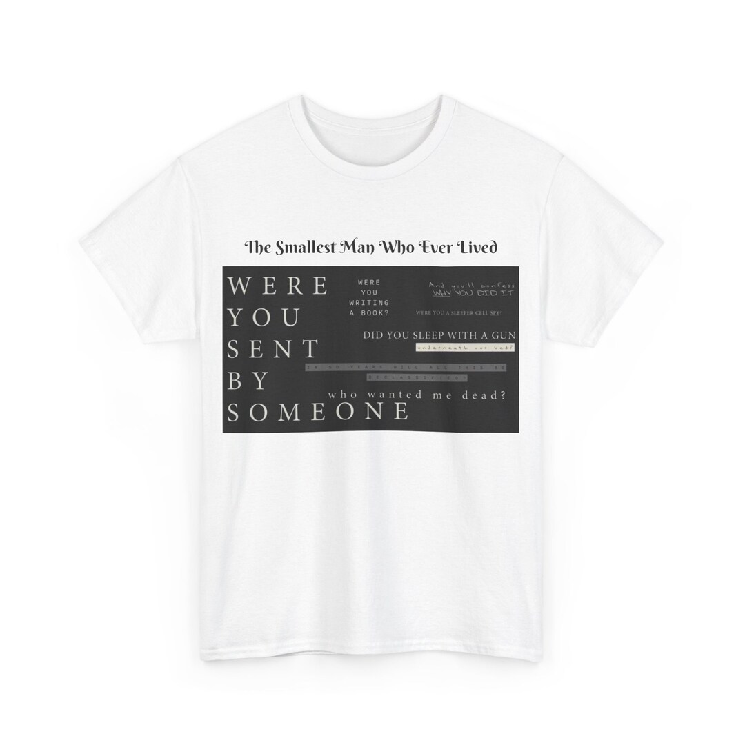 The Smallest Man Who Ever Lived Taylor Swift T-shirt, TTPD Merch, the ...