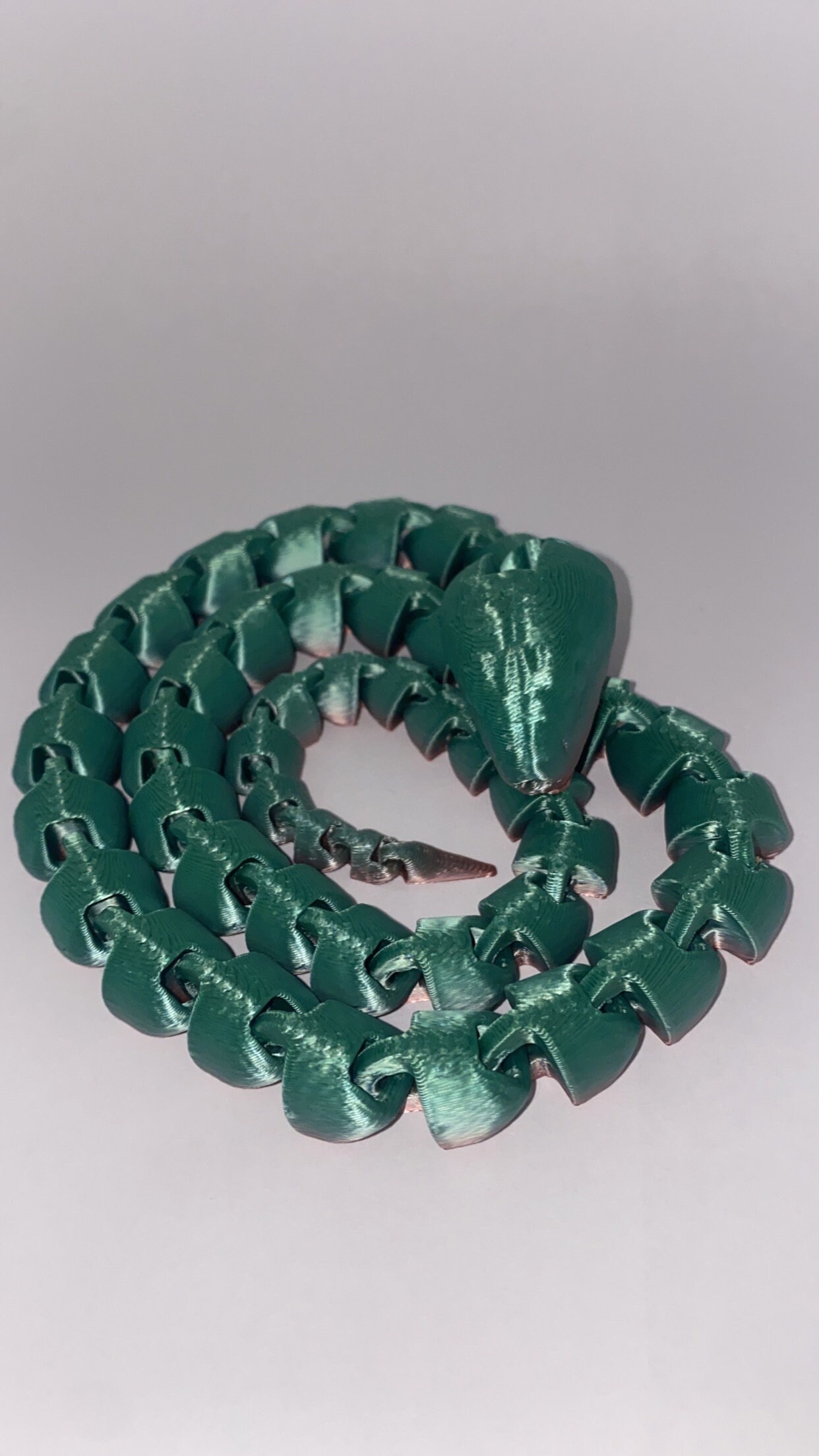 Unique 3D Printed Articulated Snake Handcrafted Serpent - Etsy