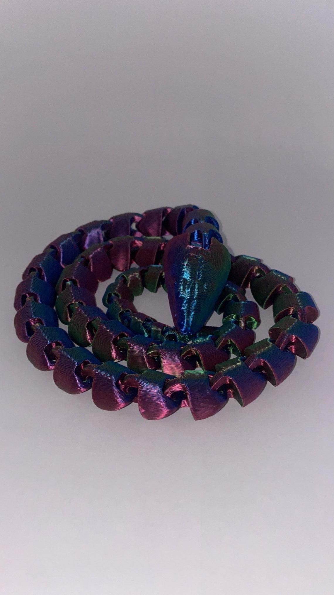 Articulated Snake Toy - Realistic 3D Printed Serpent for Play and ...