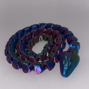 Articulated Snake Toy - Realistic 3D Printed Serpent for Play and ...