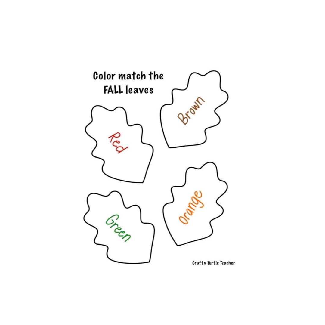 Fall Leaf Color Match - Etsy