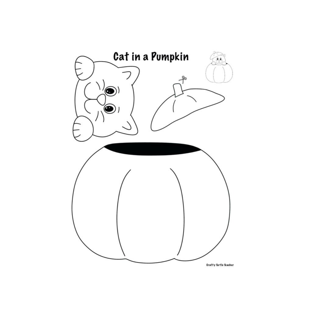 Build a Cat in a Pumpkin color In - Etsy
