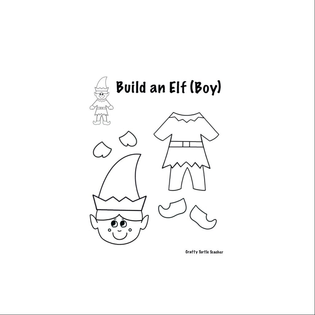 Build an Elf (boy) Color in Version - Etsy