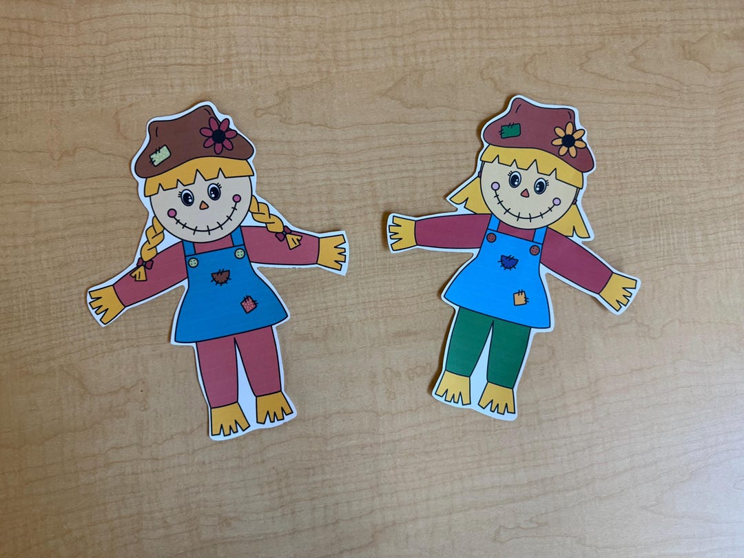 Scarecrow Girl Cut Outs - Etsy
