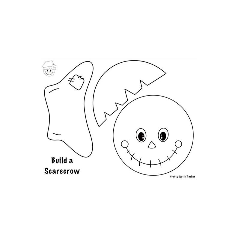 Build a Scarecrow Head color In - Etsy