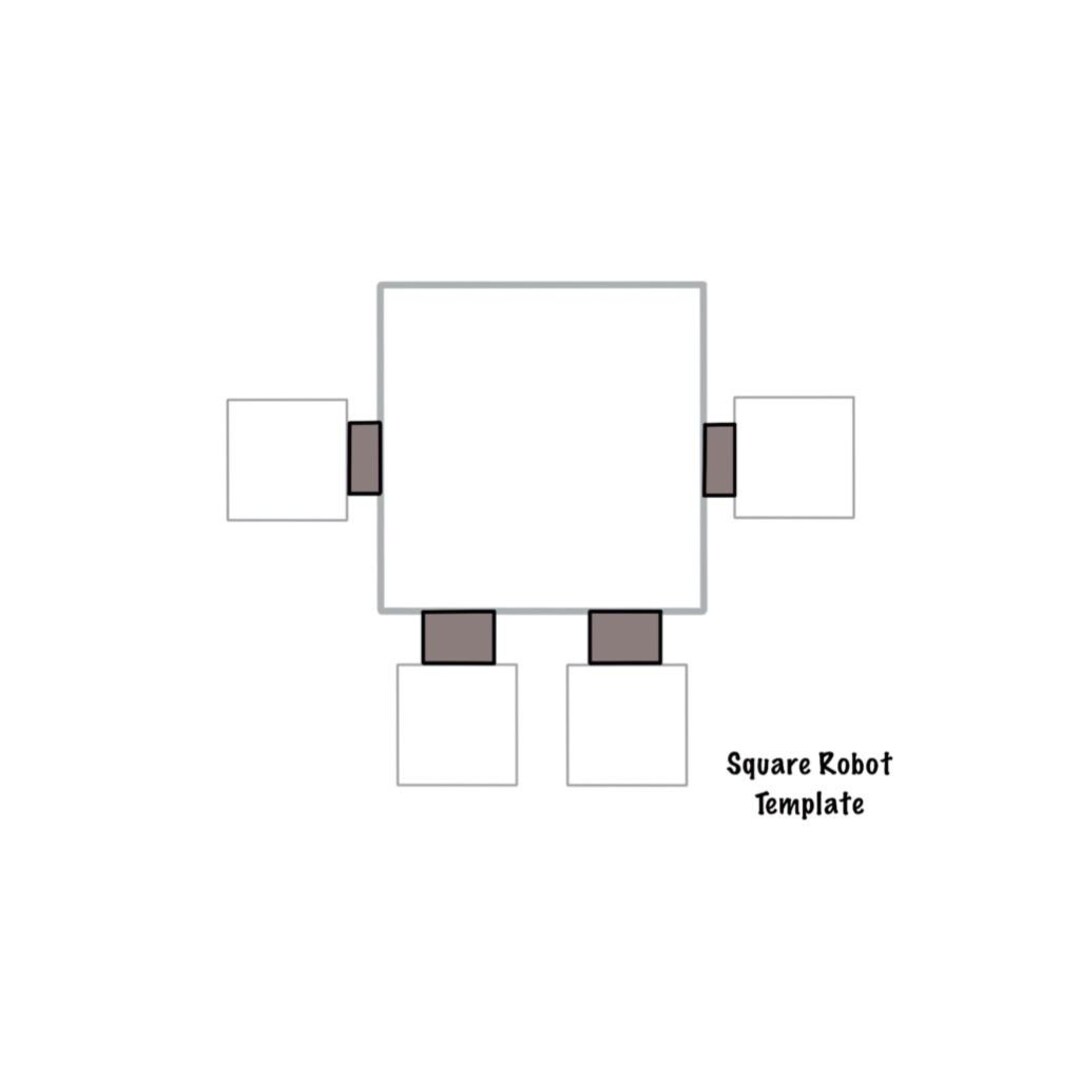Build a Square Robot - Etsy