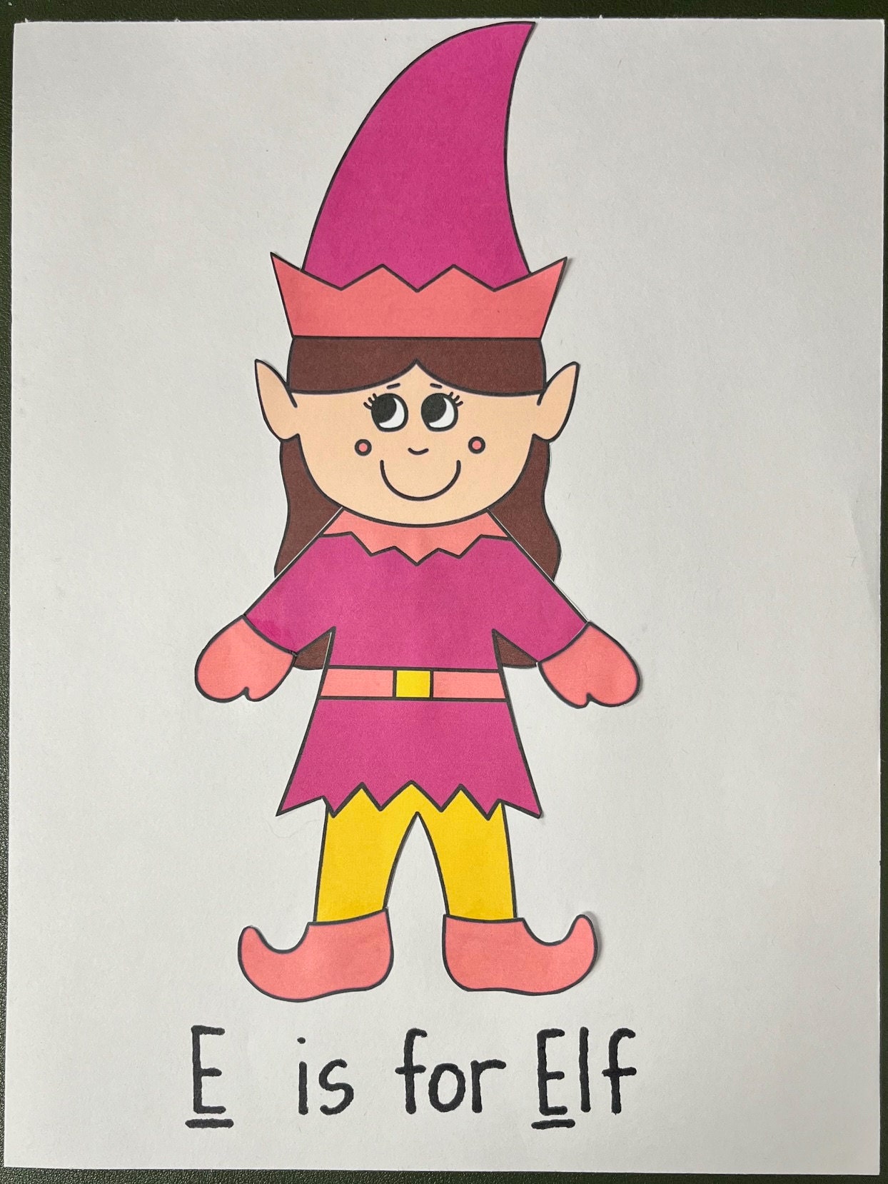 Build an Elf (girl) Colored Version - Etsy