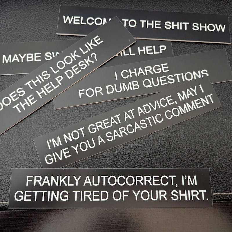 Desk Signs Sassy Etsy
