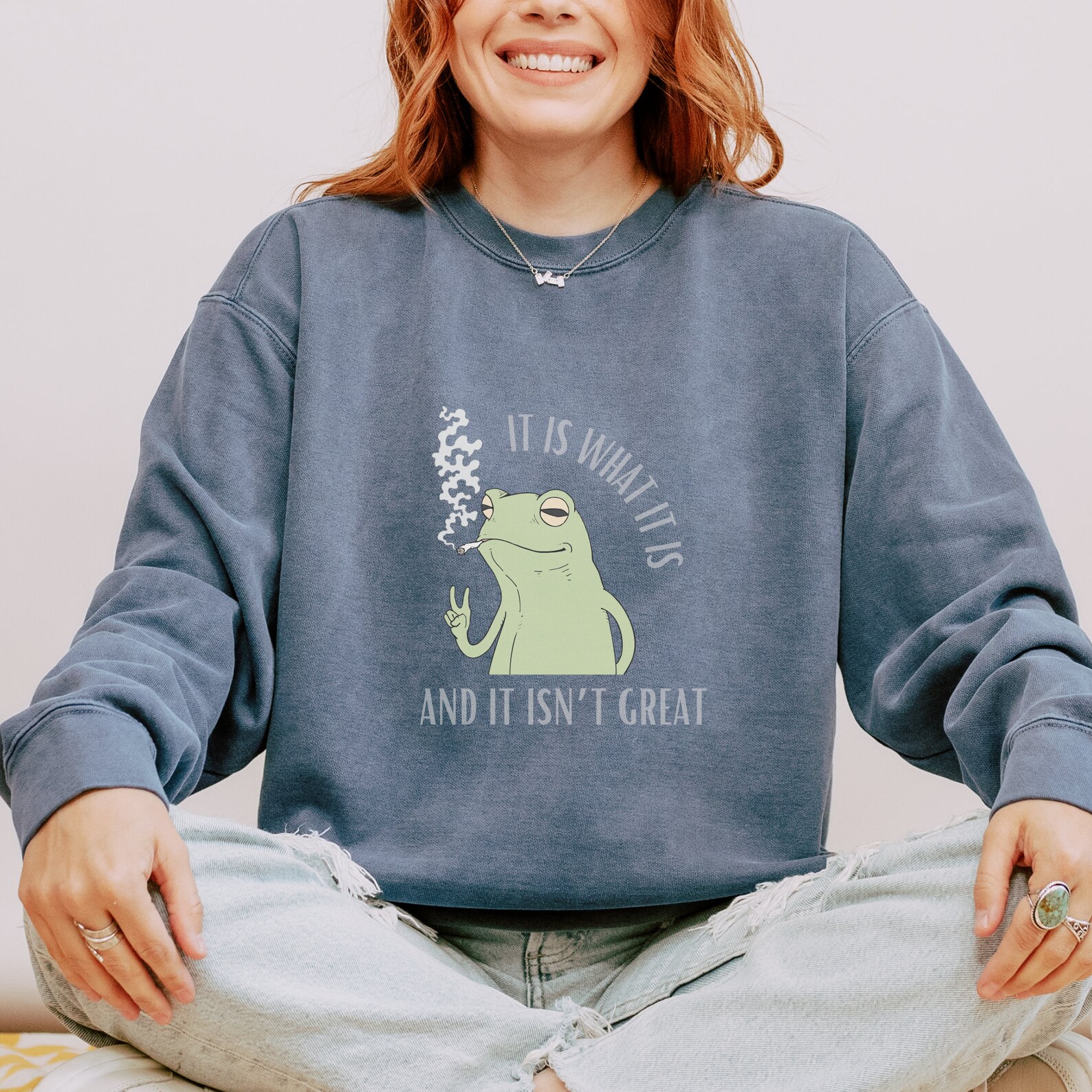 It is What It is and It is Not Great Tshirt Sweatshirt, Vintage Drawing ...