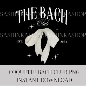 Coquette Bach Club PNG, Soft Girl Era Sublimation, Coquette ...