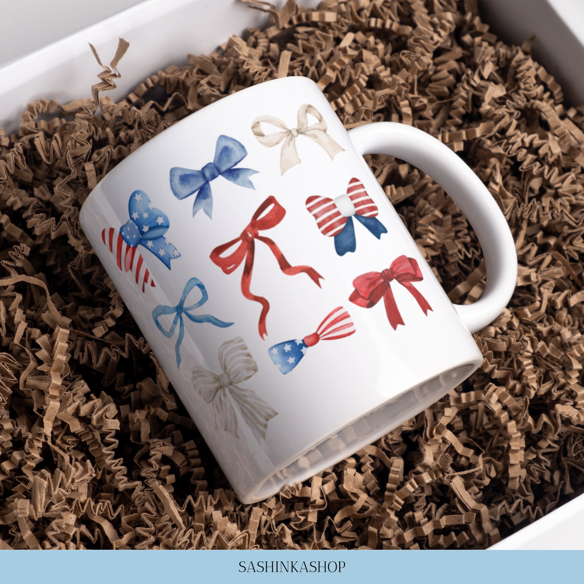 4th of July Bows PNG, Soft Girl Era 4th of July Ribbon PNG, 4th of July ...