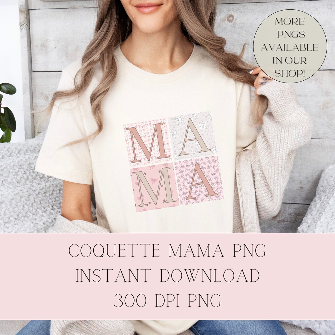 Boho Mama Retro Coquette Pink PNG, Soft Girl Era PNG, Coquette Mothers ...