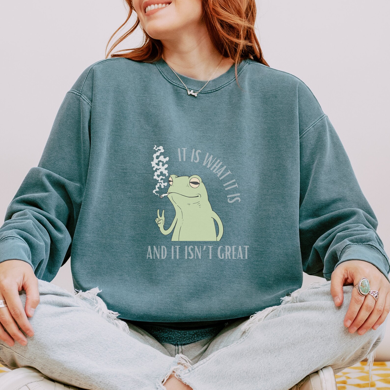 It is What It is and It is Not Great Tshirt Sweatshirt, Vintage Drawing ...