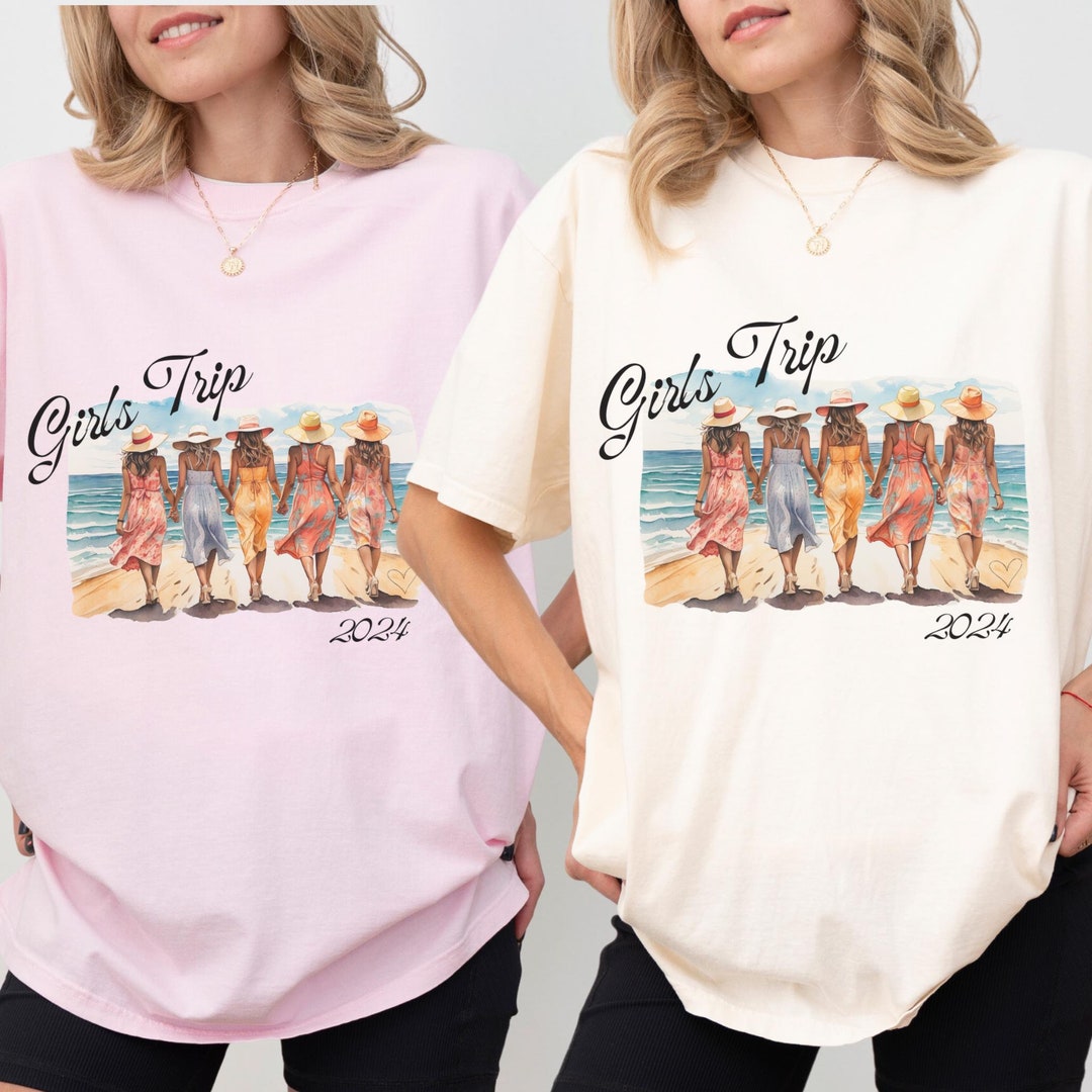 Girls Weekend Trip 2025 Matching Besties Shirts Birthday Trip Family ...