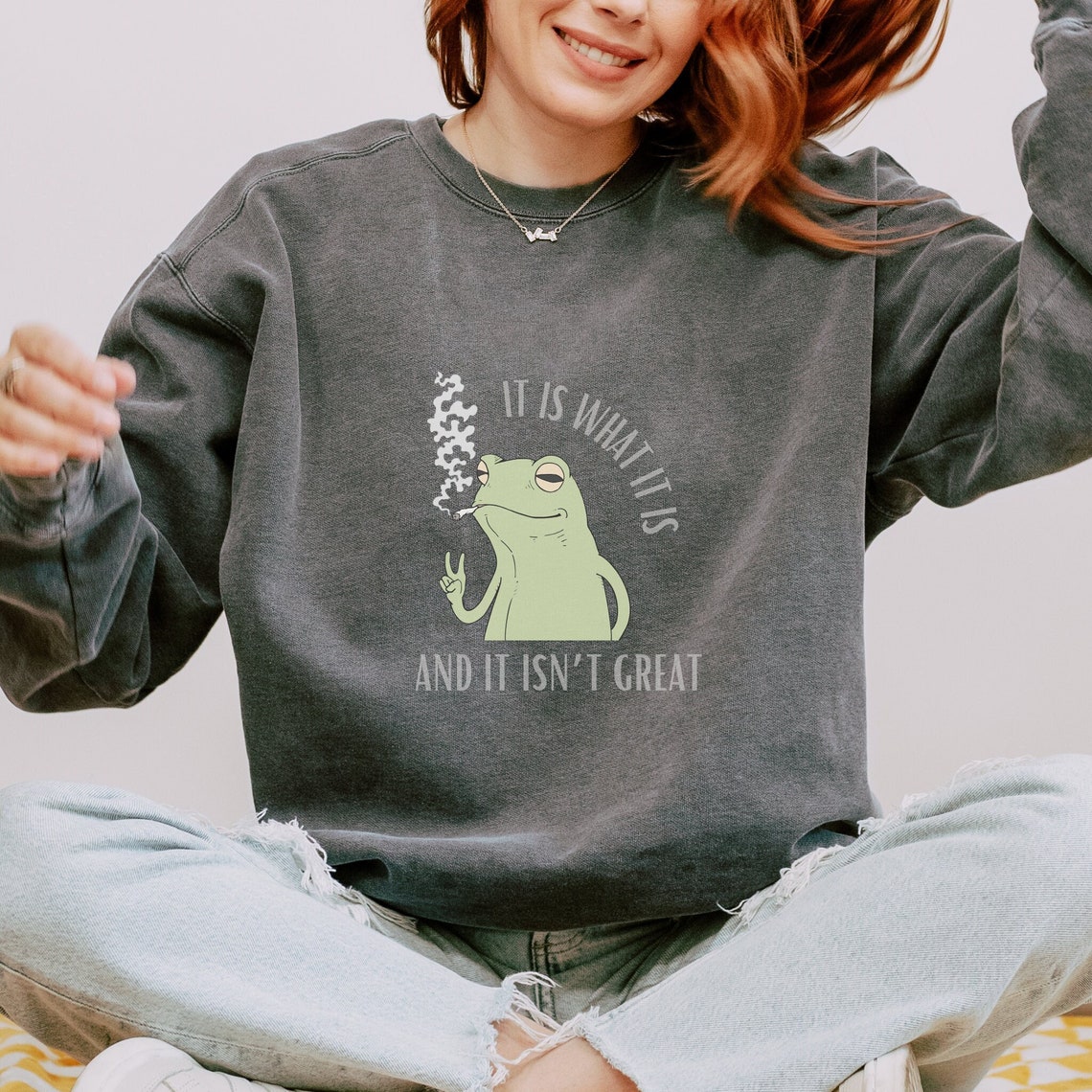 It is What It is and It is Not Great Tshirt Sweatshirt, Vintage Drawing ...