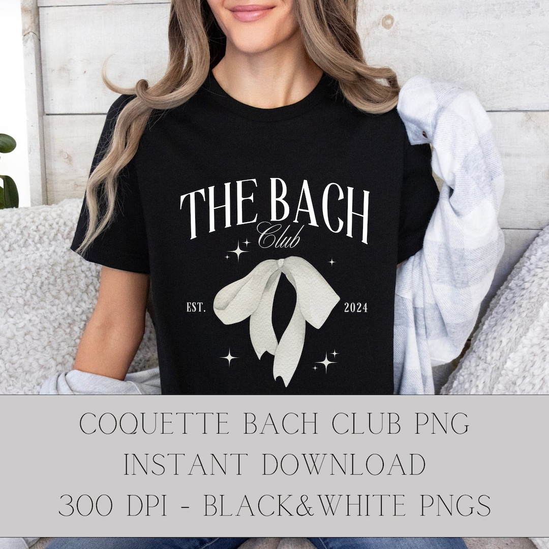 Coquette Bach Club PNG, Soft Girl Era Sublimation, Coquette ...