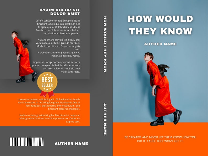 Iconic Canva Book Cover Template Ready to Use Easy to Edit With Cnava ...