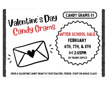 Editable Valentine's Day Candy Gram Flyer - Etsy