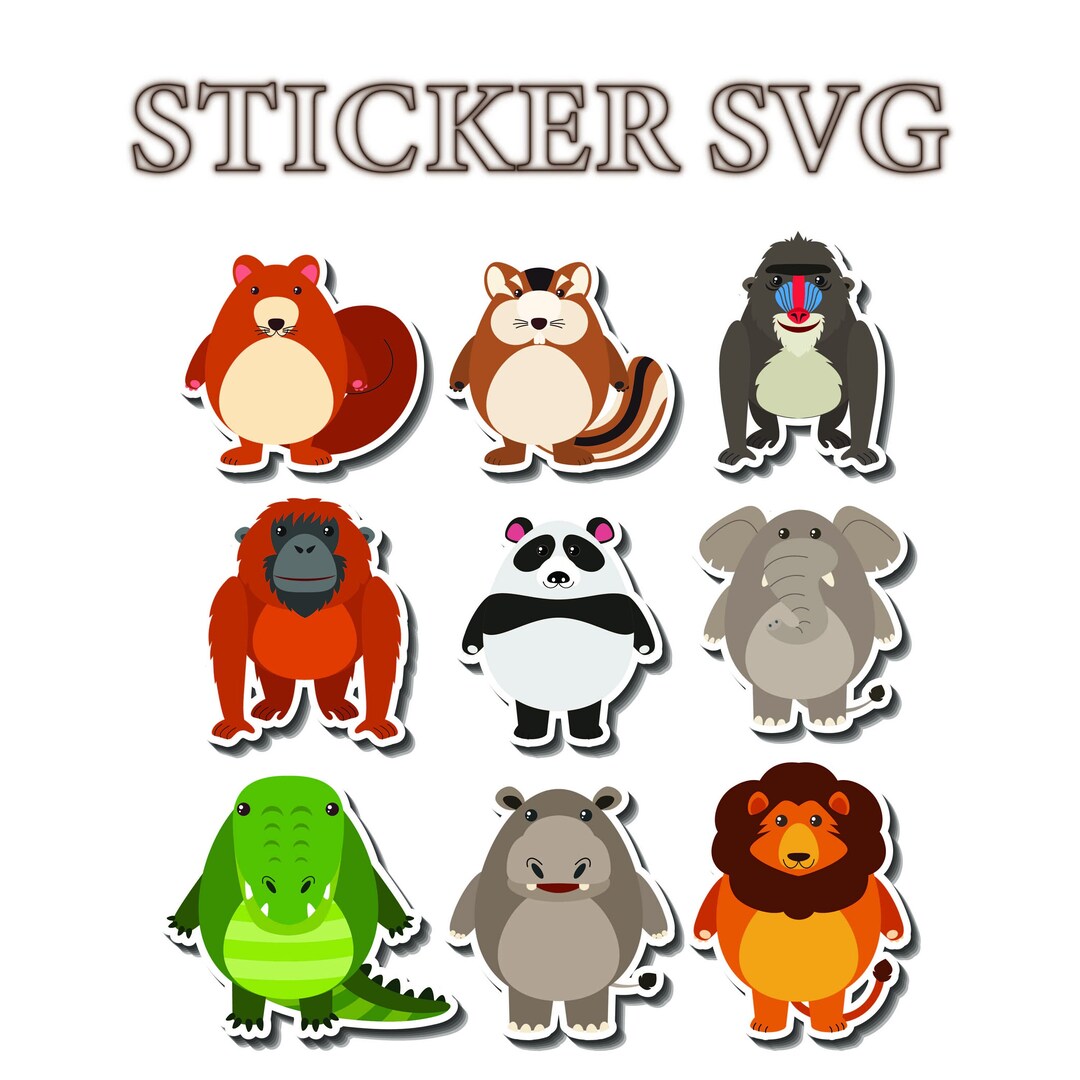 Versatile Stickers Collection: SVG AI PDF Digital Download - Etsy