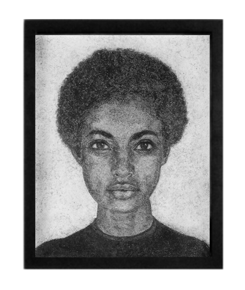 Memorial Art - Portrait of Your Loved One, Hand-made Using Ashes ...