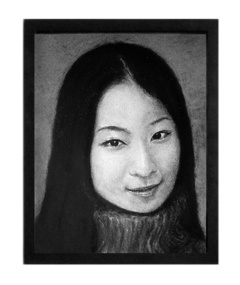 Memorial Art - Portrait of Your Loved One, Hand-made Using Ashes ...