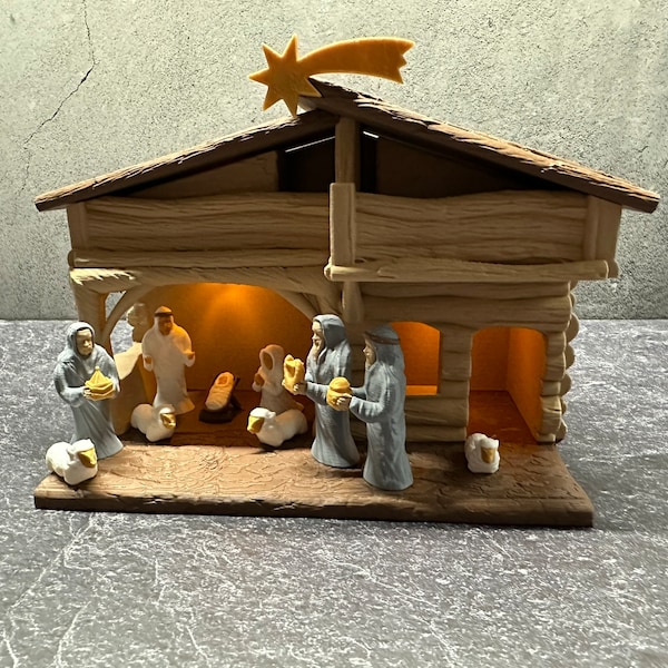Stl File Nativity Scene - Etsy