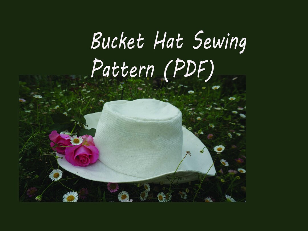 Reversible Bucket Hat Sewing Pattern (PDF) | Fully Lined Sun Hat | Easy ...