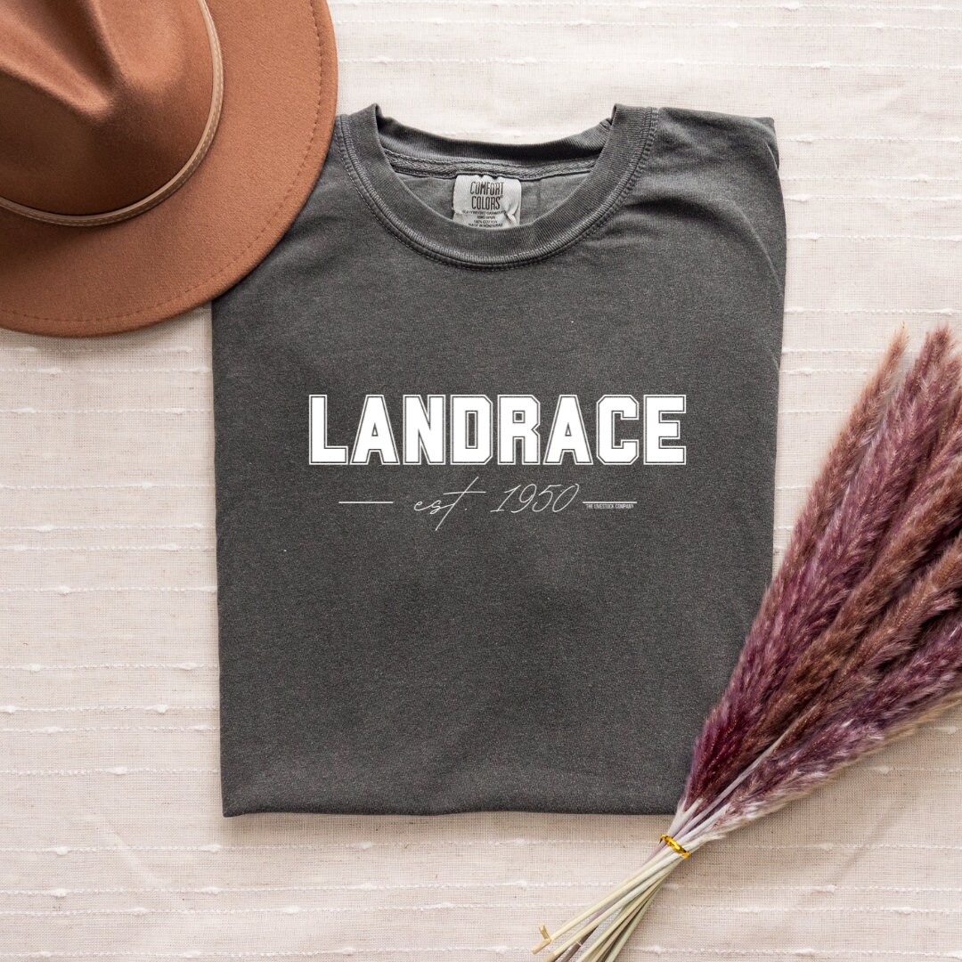 Landrace Breed Tee Landrace Pig Landrace Tshirt Show Pig - Etsy