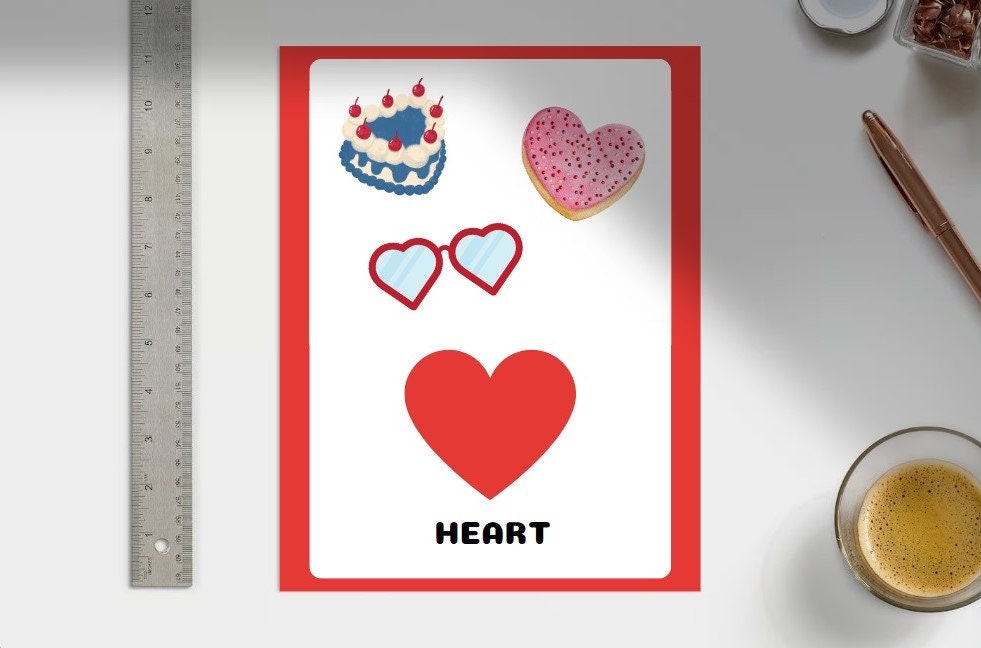 Shapes for Kids Learning PDF - Educational Printables - Circle, Heart ...