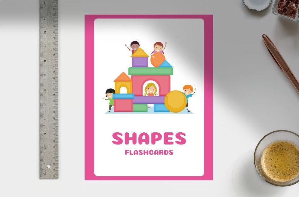 Shapes for Kids Learning PDF - Educational Printables - Circle, Heart ...