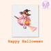 Cute Halloween Watercolor Clipart, Ghosts, Pumpkins, and Witches - Etsy