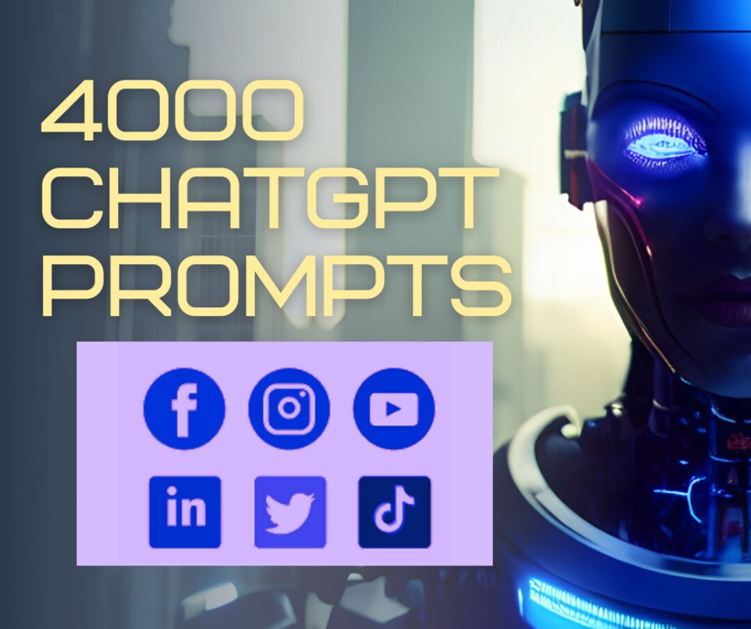 4000 Chatgpt Prompts for Social Media Influencers Affiliate - Etsy