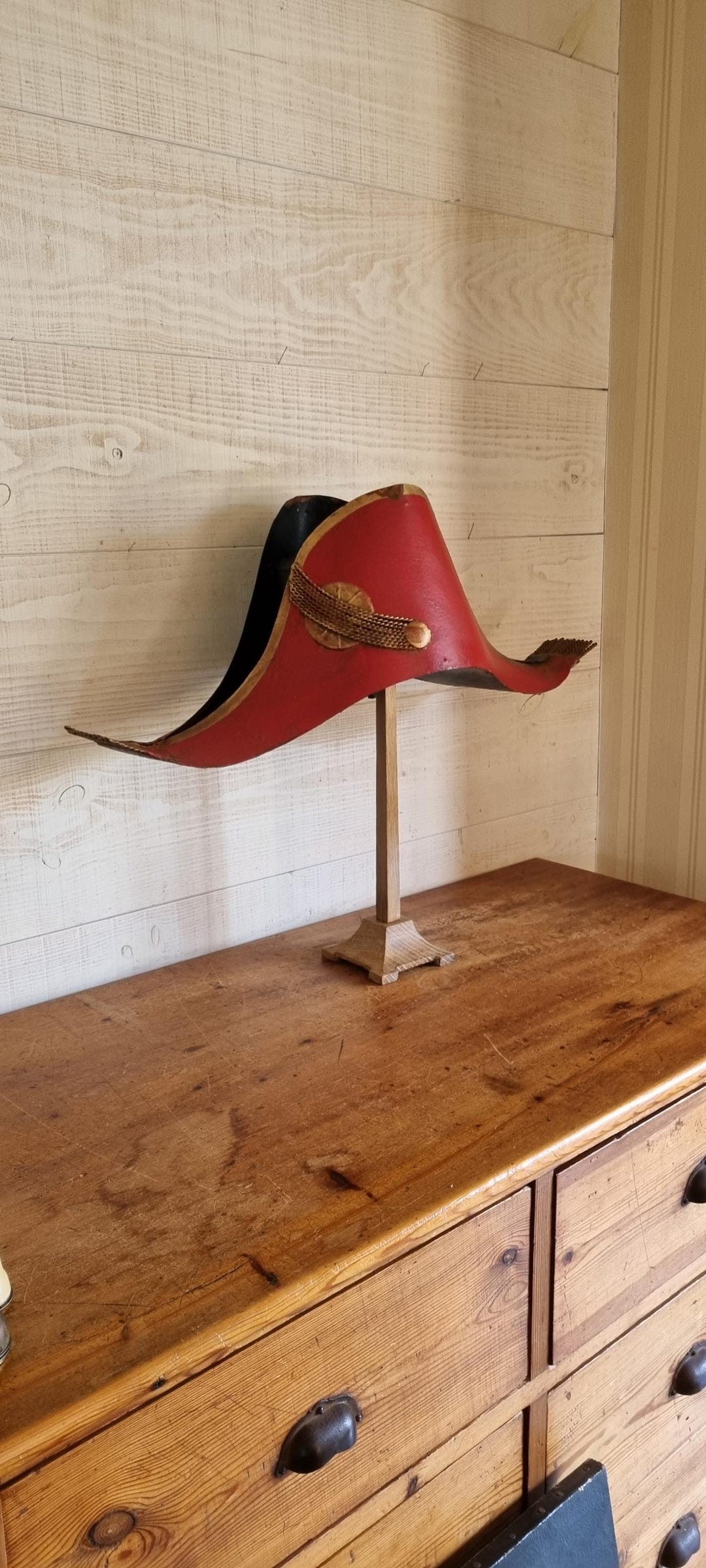 Old Hatter's Sign in Painted Sheet Metal, Shop, Hat Business, French ...