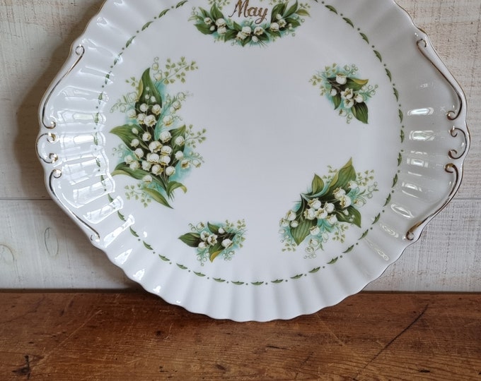 Royal Albert Very Rare May Cake Dish Bone China French Flea Market - Etsy