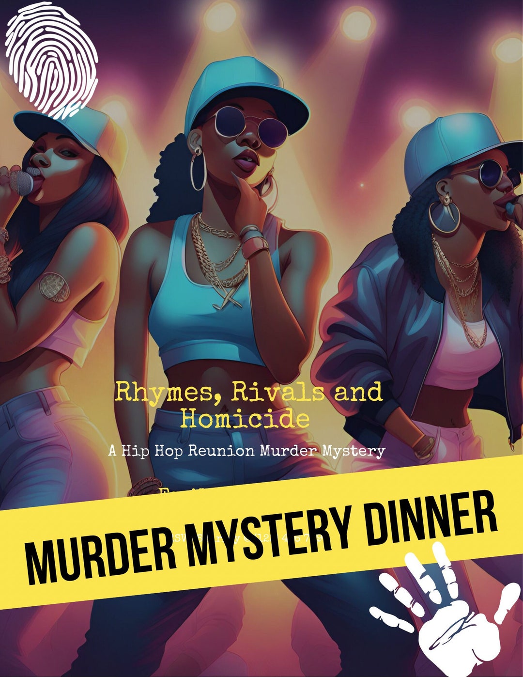 Rhymes, Rivals and Homicide: Murder Mystery Party Kit - Etsy