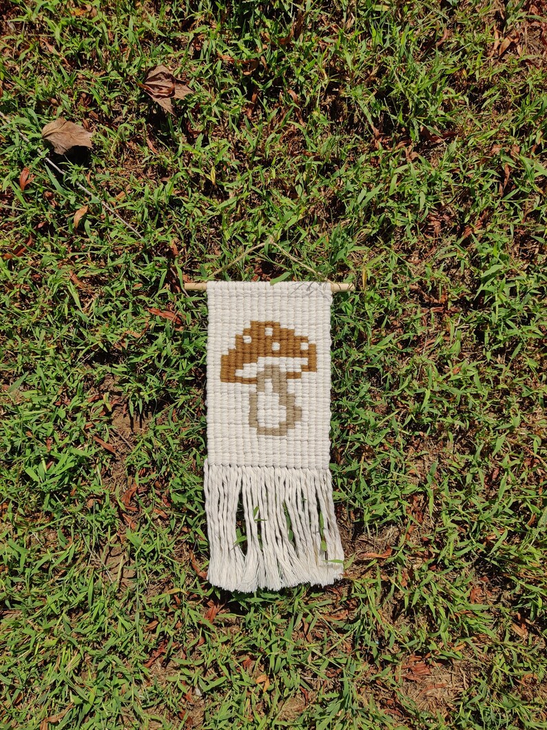 Macrame Mushroom Wall Hanging Art - Etsy