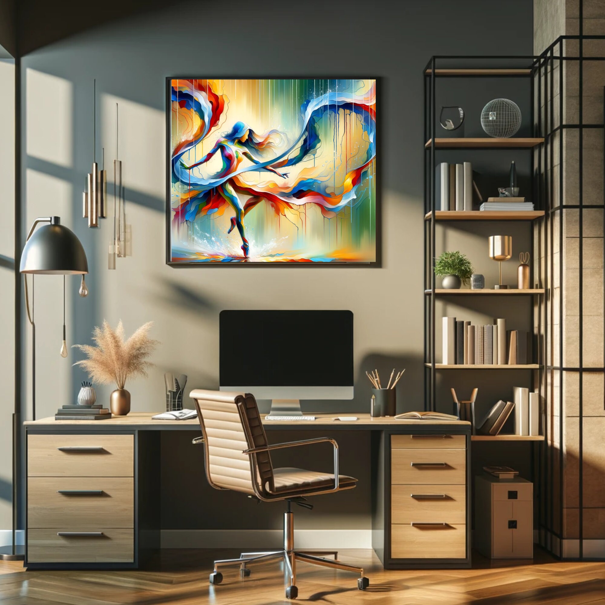 Dance in the Rain Printable Wall Art Home Décor Digital Planner Instant ...