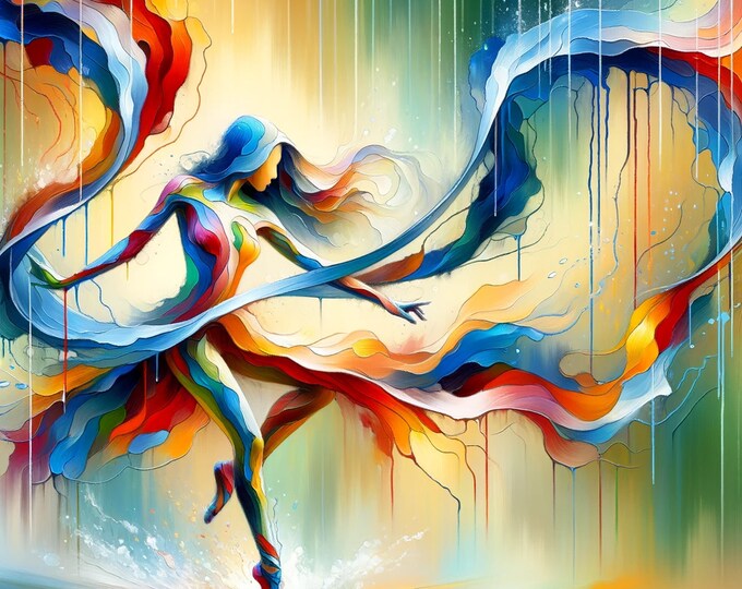 Dance in the Rain | Printable Wall Art | Home Décor | Digital Planner ...