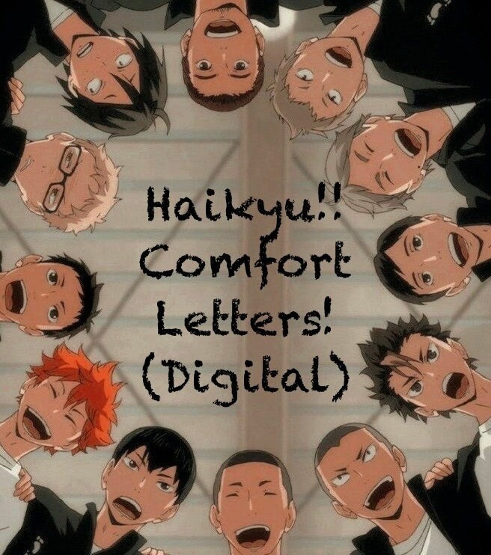 Haikyuu Comfort Letters (digital) - Etsy