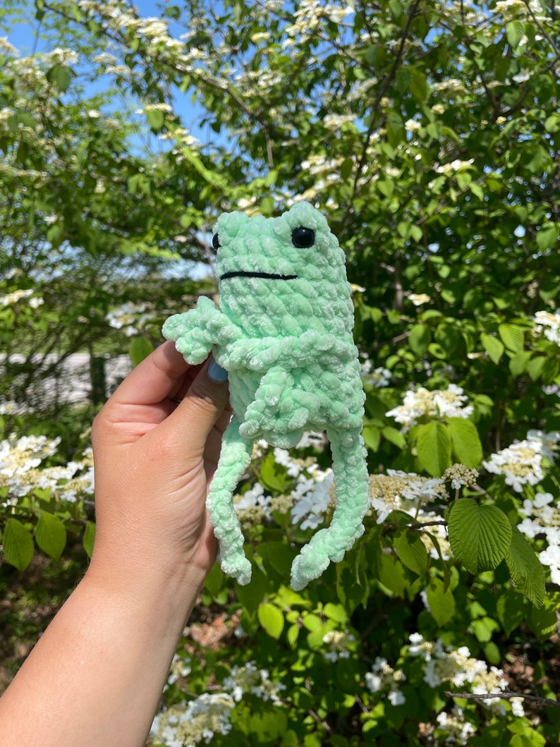 Leggy Froggy Stuffed Animal Cute Plushie Amigurumi - Etsy