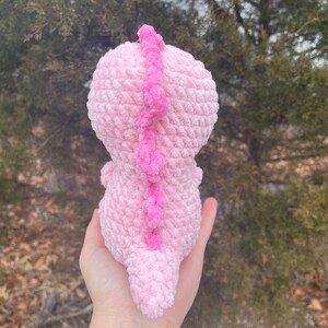 Pink T-rex Dinosaur Plushie Cute Amigurumi - Etsy