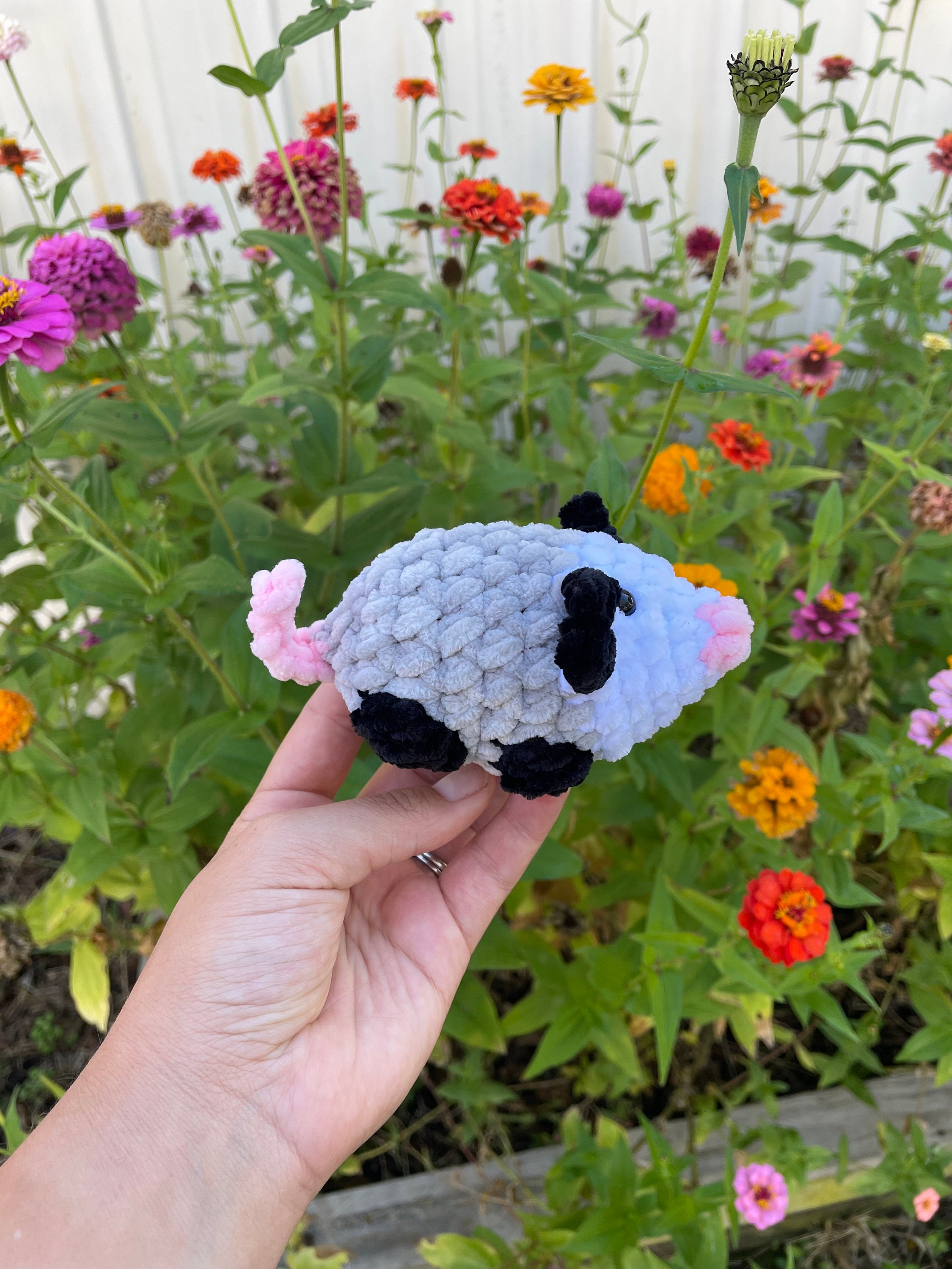 Mini Opossum Stuffed Animal Cute Small Plushie Amigurumi - Etsy