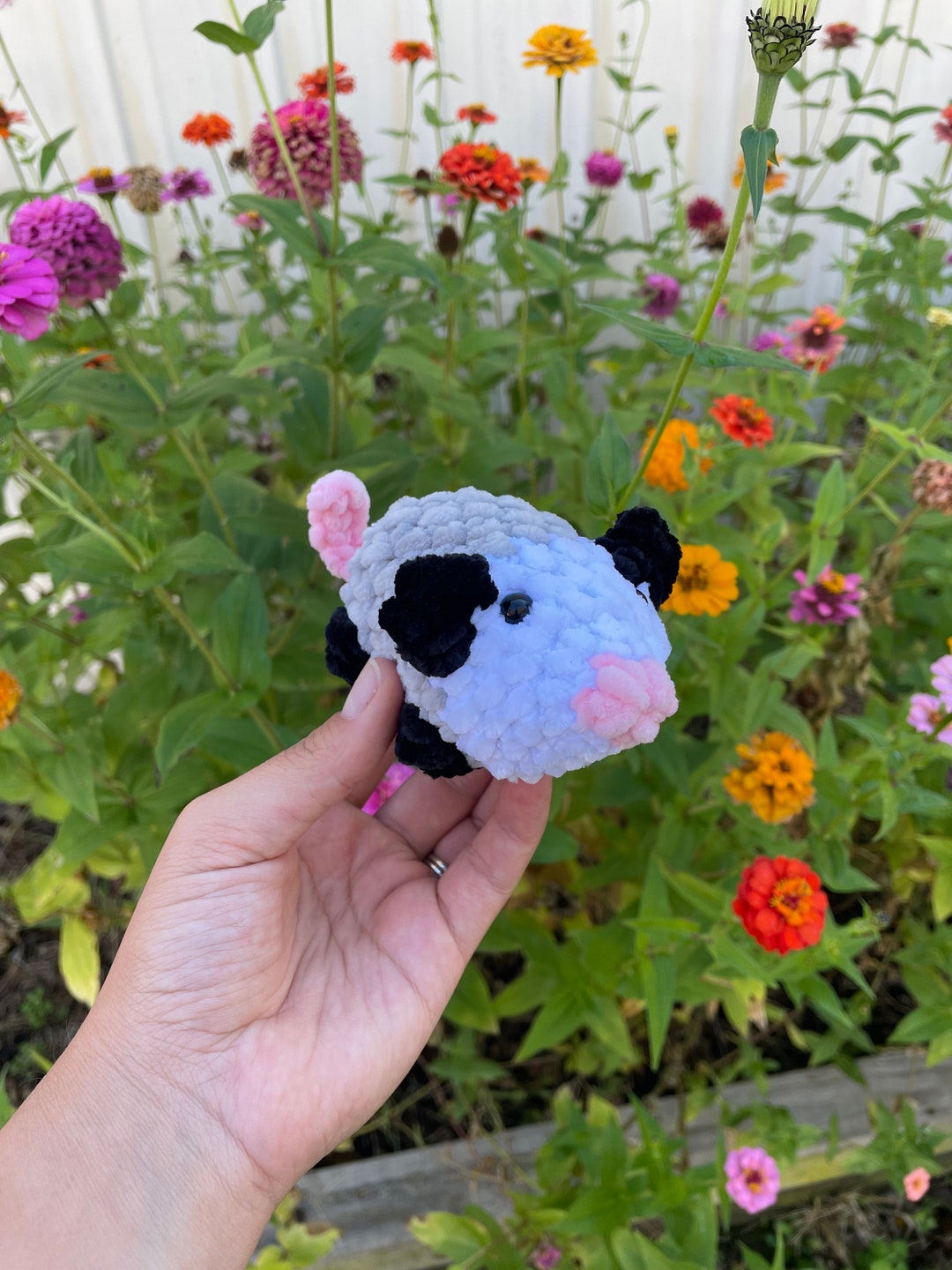 Mini Opossum Stuffed Animal Cute Small Plushie Amigurumi - Etsy