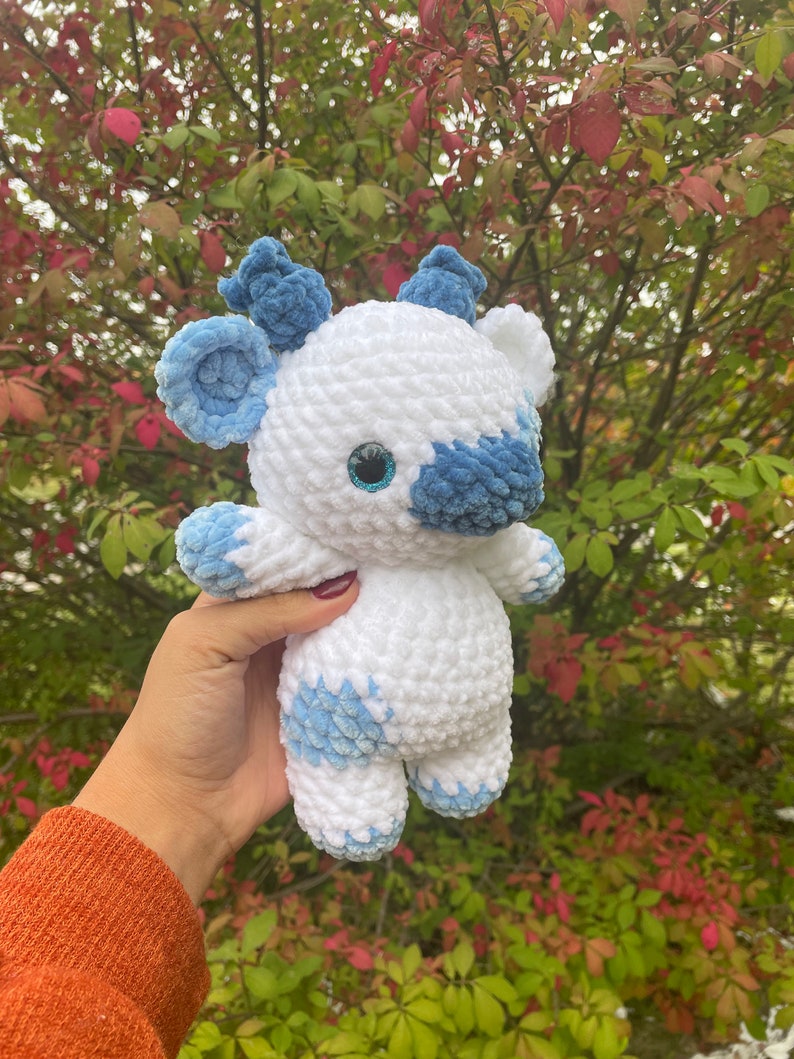 Blueberry Cow Stuffed Animal Cute Plushie Amigurumi - Etsy