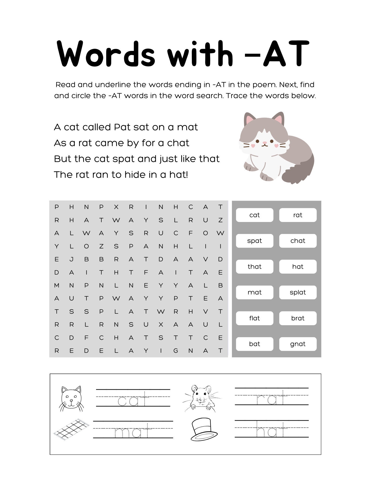 Phonics Workbook Template - Etsy