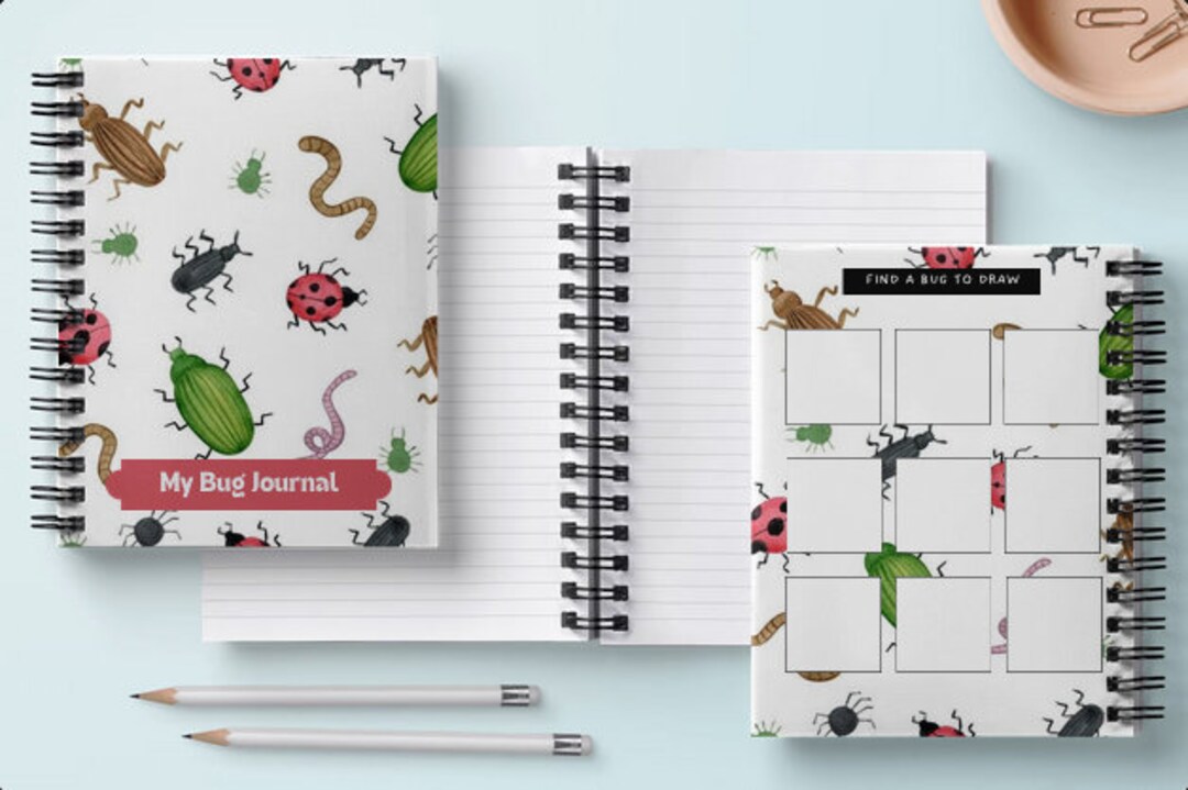 Kids Bug Journal Template - Etsy