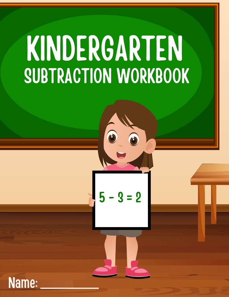 Kindergarten Subtraction Templates - Etsy