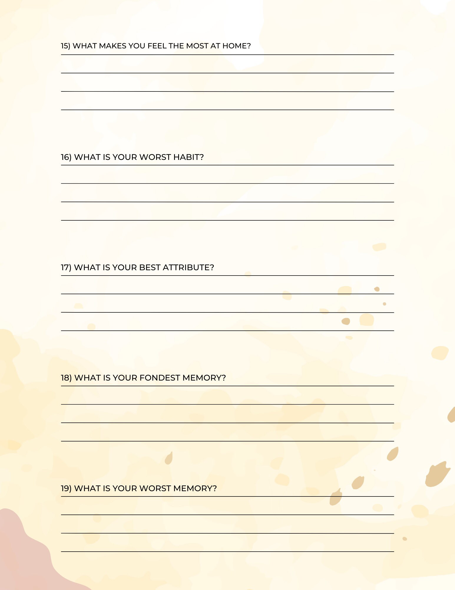 118 Journal Prompts Template - Etsy