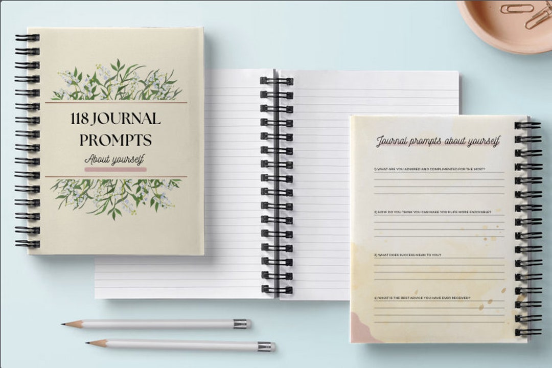 118 Journal Prompts Template - Etsy